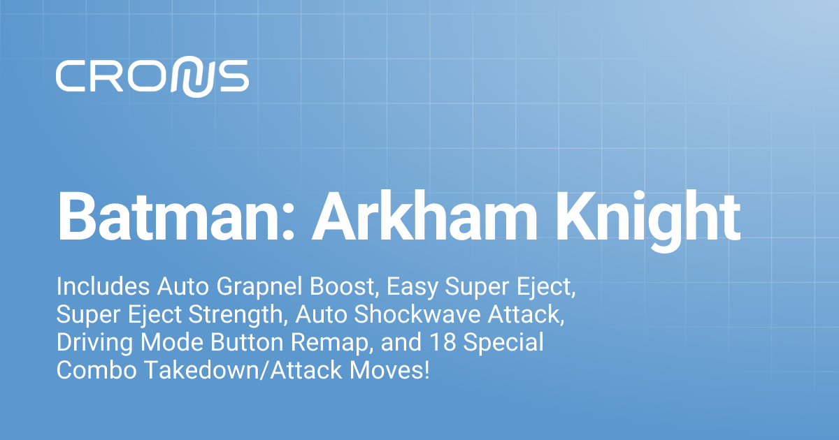 Batman: Arkham Knight | Cronus Zen GamePacks