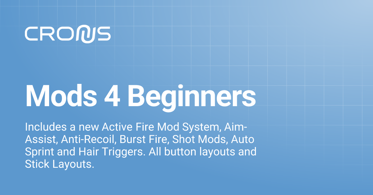 Mods 4 Beginners | Cronus Zen GamePacks