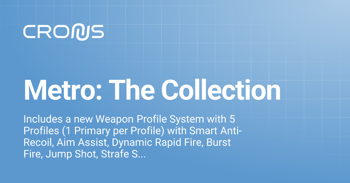 Metro: The Collection | Cronus Zen GamePacks